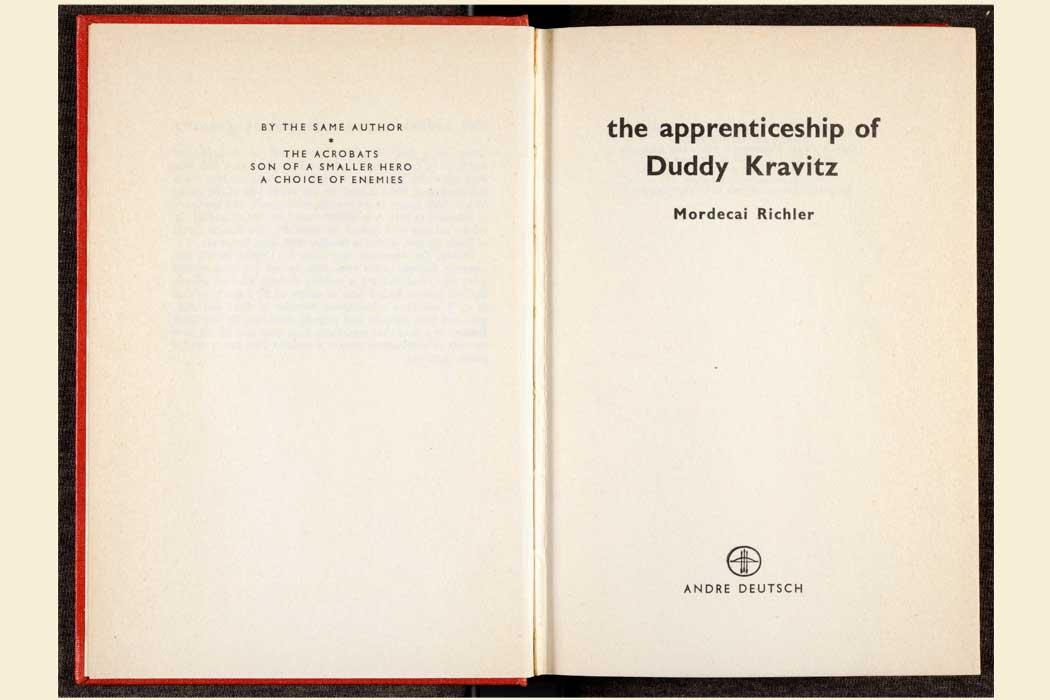 The Apprenticeship of Duddy Kravitz (1st edition) - 1959 | 100objects